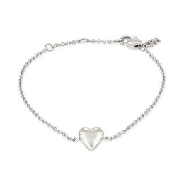 Copenhagen Studios Damen Armband &raquo;Schmuck Geschenk Edelstahl Armkette Balloon Hearts&laquo; 20cm, Edelstahl