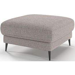 Home Affaire Polsterhocker &raquo;Downtown&laquo; passend zur Serie, auch in Cord beige 96% Polyester, 4% Polyacryl B/H/T: 80cm x 44cm x 80cm, Boucl&eacute;