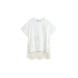 Desigual Shirt female size XL White / Wool white