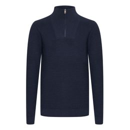 !Solid Pullover ' RECO ' Herren Gr&ouml;&szlig;e S blau