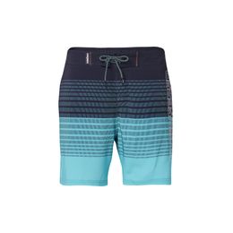 Koroshi Badeshorts Herren Gr&ouml;&szlig;e XXL t&uuml;rkis / koralle / schwarz / wei&szlig;