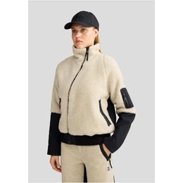 Elho Fleecejacke 'Hill' Damen Gr&ouml;&szlig;e XS schwarz / offwhite
