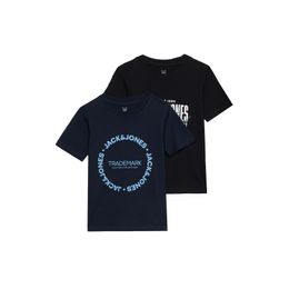 Jack & Jones Jack & Jones Junior T-Shirt 'JJAERO' Jungen Gr&ouml;&szlig;e 164 navy / hellblau / schwarz / wei&szlig;