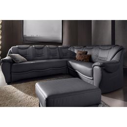 Sit & More sit&more Ecksofa &raquo;Benson L-Form&laquo; wahlweise mit Schlaffunktion schwarz NaturLeder;Luxus-Microfaser;Luxus-Kunstleder;Primabelle -Microfaser B/H/T: 265cm