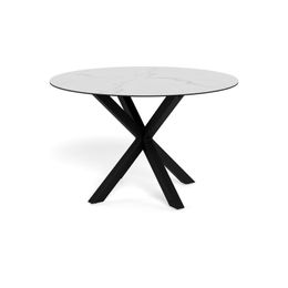 ACTONA GROUP Esstisch &raquo;Heaven, runde Tischplatte aus Keramik o. Glas & belastbar bis 100 kg&laquo; Esstisch, OTTOs Choice, Tischplatte aus rauer Keramik, 