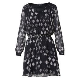 Koroshi Kleid Damen Gr&ouml;&szlig;e 40 grau / schwarz Sommerkleid