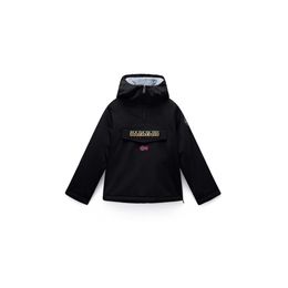 Napapijri Funktionsjacke 'Rainforest 2' Jungen Gr&ouml;&szlig;e 128 beige / schwarz