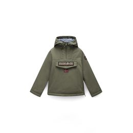 NAPAPIJRI Performance Jacket 'Rainforest' boy size 104 Olive / Light green / Blood red / Black
