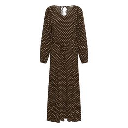 Part Two Kleid Damen Gr&ouml;&szlig;e 34 mokka / wei&szlig; Sommerkleid