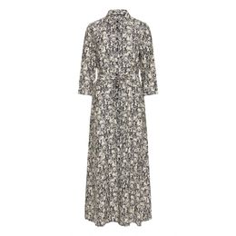 Fransa Kleid 'FRARIANA' Damen Gr&ouml;&szlig;e 42 beige / marine Sommerkleid