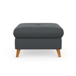 Sit & More sit&more Stauraumhocker &raquo;G&ouml;teborg&laquo; mit Federkern grau B/H/T: 76cm x 47cm x 63cm, Luxus-Microfaser ALTARA NUBUCK