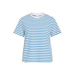 Vila T-Shirt 'VINora' Damen Gr&ouml;&szlig;e XS blau / wei&szlig;