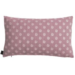 Pad Dekokissen &raquo;EDEL, Made in Europe&laquo; Kissenbezug ohne F&uuml;llung, Motiv Edelwei&szlig;, 1 St&uuml;ck, 30x50cm & 45x45 cm rosa Obermaterial: 64% Baumwolle, 18% 