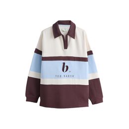 B By Ted Baker Poloshirt Damen Gr&ouml;&szlig;e 6XL creme / himmelblau / burgunder