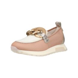 Hispanitas Classic Flats female size 39 Mocha / Silver / White