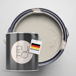 A.S. Cr&eacute;ation Wandfarbe &raquo;Premium Innenwandfarbe PURO Tuchmatt creamy grey&laquo; ideal f&uuml;r Wohnzimmer, Schlafzimmer, Flur und K&uuml;che, Farbwelt Grau 1 l 1ml