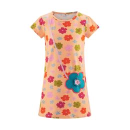 Happy Girls Kleid M&auml;dchen Gr&ouml;&szlig;e 122 mischfarben / apricot
