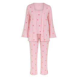 Fashionshowcase Pyjama 'LoungeDream' Damen Gr&ouml;&szlig;e XL rosa Sommerkleid