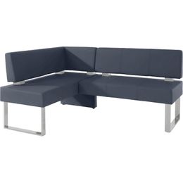 OTTO home Eckbank &raquo;Rab&laquo; in 2 Breiten (180 oder 200 cm), Bezug in verschiedenen Qualit&auml;ten blau Polyester B/H/T: 180cm x 88cm x 140cm, Kunstleder, 