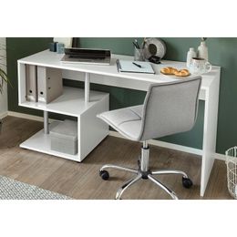 VOGL M&ouml;belfabrik Schreibtisch &raquo;Essy&laquo; mit offenen Elementen wei&szlig; B/H/T: 60cm x 73cm x 60cm