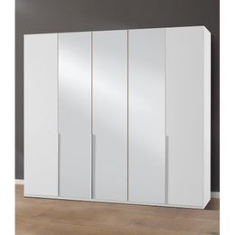 wimex Kleiderschrank &raquo;New York&laquo; wei&szlig; B/H/T: 225cm x 208cm x 58cm, T&uuml;ren: 5 Stk.