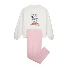 women'secret Women' Secret Pyjama Damen Gr&ouml;&szlig;e L blau / rosa / offwhite Sommerkleid