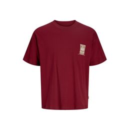 Jack & Jones Jack & Jones Junior Shirt 'JORARGOS' boy size 164 Caramel / Red / White