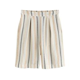 Next Pleat-Front Pants female size 46 Ivory / Pastel green / Rose / Black