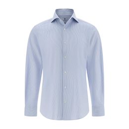 Boggi Milano Hemd Herren Gr&ouml;&szlig;e M hellblau / naturwei&szlig;