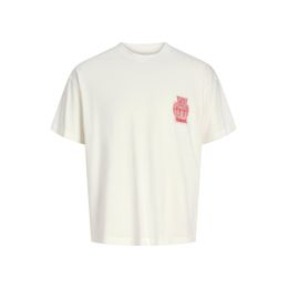 Jack & Jones Jack & Jones Junior Shirt 'JORARGOS' boy size 164 Melon / White