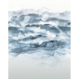 marburg Fototapete &raquo;Horizon&laquo; matt glatt Natur moderne Tapete f&uuml;r Wohnzimmer Schlafzimmer K&uuml;che blau Vlies B/L: 2,12m x 2,7m, Rollen: 1
