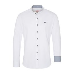 Spieth & Wensky SPIETH & WENSKY Traditional Button Up Shirt 'Folker' male size 43/44 Navy / Dusty blue / White