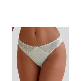 Lascana Damen Lascana String &raquo;Chiara&laquo; in graphischem Netz-Muster gr&uuml;n 32/34
