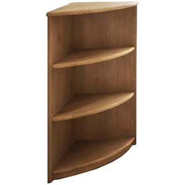 Wiemann Anbauregal &raquo;Lausanne, Anbauregal, Eckregal, teilmassiv Erle&laquo; 37 x 89 x 37 cm (B/H/T), MADE IN GERMANY, Links und rechts anstellbar braun Holz 