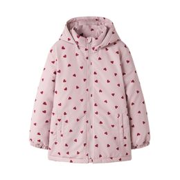 name it Jacke 'NKFMaxi' M&auml;dchen Gr&ouml;&szlig;e 140 hellpink / rot