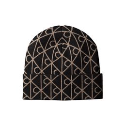 Calvin Klein Beanie female size 55/60 Beige / Black
