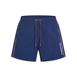 K by KARL LAGERFELD Karl Lagerfeld Badeshorts Herren Gr&ouml;&szlig;e L dunkelblau / wei&szlig;