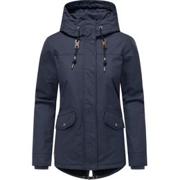 Ragwear Winter Jacket 'YOUMODO' female size XS marine blue