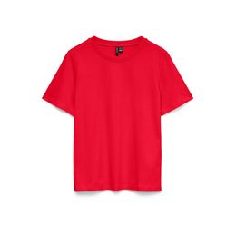 V&eacute;ro Moda Vero Moda T-Shirt 'VMPaulina' Damen Gr&ouml;&szlig;e S knallrot