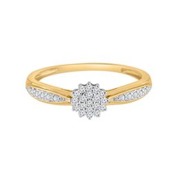 Diamant Exquis Ring Damen Gr&ouml;&szlig;e 54 gold