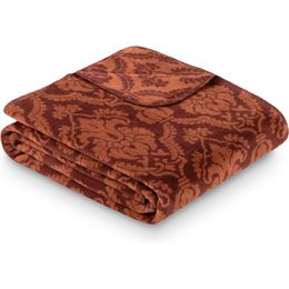 Ibena Wohndecke &raquo;Jubil&auml;umsdecke 200 Jahre Ibena&laquo; limitierte Kollektion braun Baumwolle, Polyacryl, Polyester B/L: 150cm x 200cm