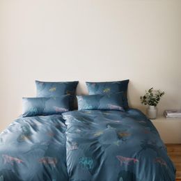 Elegante Bettw&auml;sche &raquo;Explorer&laquo; 2 angenehmes Hautgef&uuml;hl Mako-Satin, Obermaterial: 100% Baumwolle B/L: 155cm x 220cm, 1 Stk., 1 Stk., Mako-Satin, B/L: 80cm x 