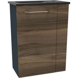 Welltime Waschtisch &raquo;Lacona&laquo; grau B/H/T: 45cm x 61,5cm x 25cm