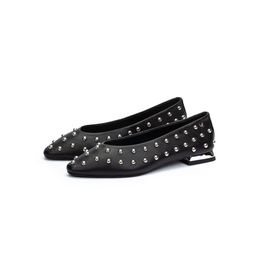 MARTINELLI Ballerina Damen Gr&ouml;&szlig;e 40 schwarz / silber Sommerschuhe