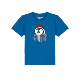 Watabout.kids T-Shirt 'Pinguin' Jungen Gr&ouml;&szlig;e 134/146 royalblau