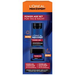 L'Or&eacute;al L'or&eacute;al Paris Men Expert Damen L'OR&Eacute;AL PARIS MEN EXPERT Gesichtspflege-Set &raquo;L'Or&eacute;al Men Expert Power Age Set: Feuchtigkeitspflege & Nachtcreme&laquo; blau 