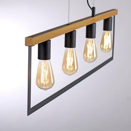 JUST LIGHT Pendelleuchte &raquo;PILON&laquo; E27 1 Stk. ExklusiveE27 schwarz 4, 1 Stk.