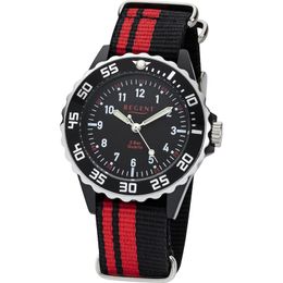 Regent Uhren Regent Herren Quarzuhr Armbanduhr, Kinderuhr, Lernuhr, Jungen, Schulanfang, Geschenkidee schwarz Einheitsgr&ouml;&szlig;e