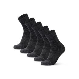 Danish Endurance Socken 'Light Hiking Crew' Herren Gr&ouml;&szlig;e 43/47 dunkelgrau