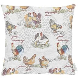Apelt Dekokissen &raquo;6902&laquo; Kissenh&uuml;lle mit F&uuml;llung, 1 St&uuml;ck bunt Baumwolle, Polyester B/L: 39cm x 39cm, 1 Stk.
